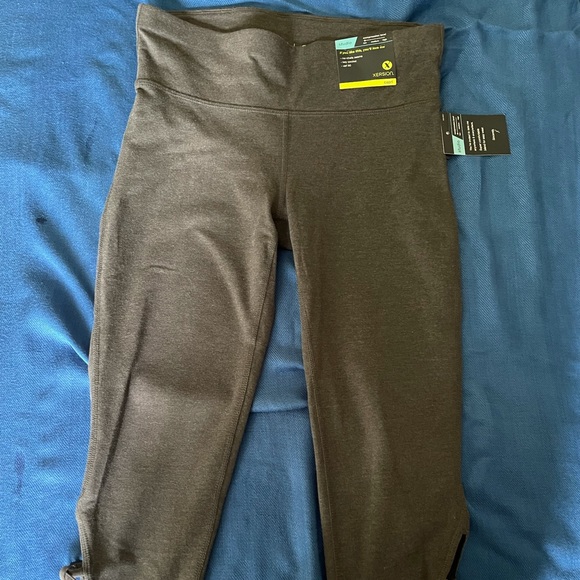 Xersion | Bottoms | Girls Brand New Gray Capris Leggings | Poshmark